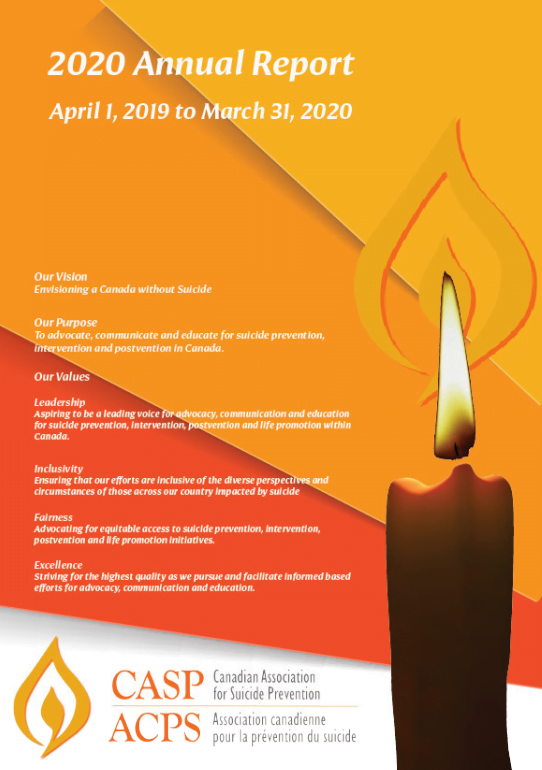 Annual Reports - Canadian Association For Suicide Prevention